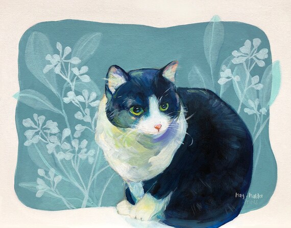 Panda Kitty Cat Art Digital Download-only Image Printable | Etsy