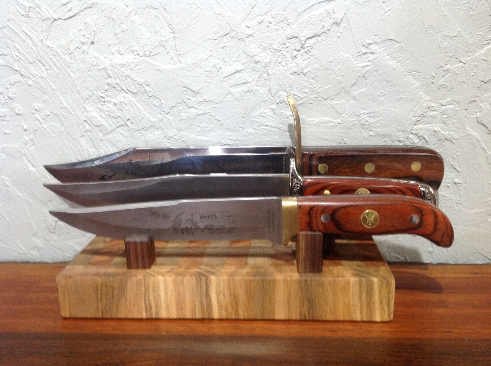 Knife Displaybutcher Block Knife Displaywood Knife - Etsy