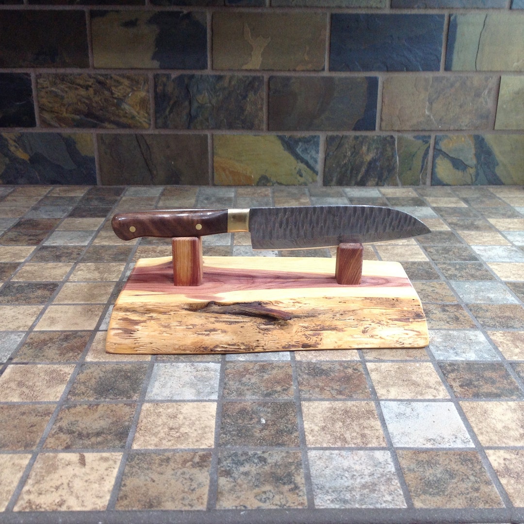 Knife Display Rustic, Knife Holder,knife Display Wood, Knife Display Handmade, Pocket Knife ...