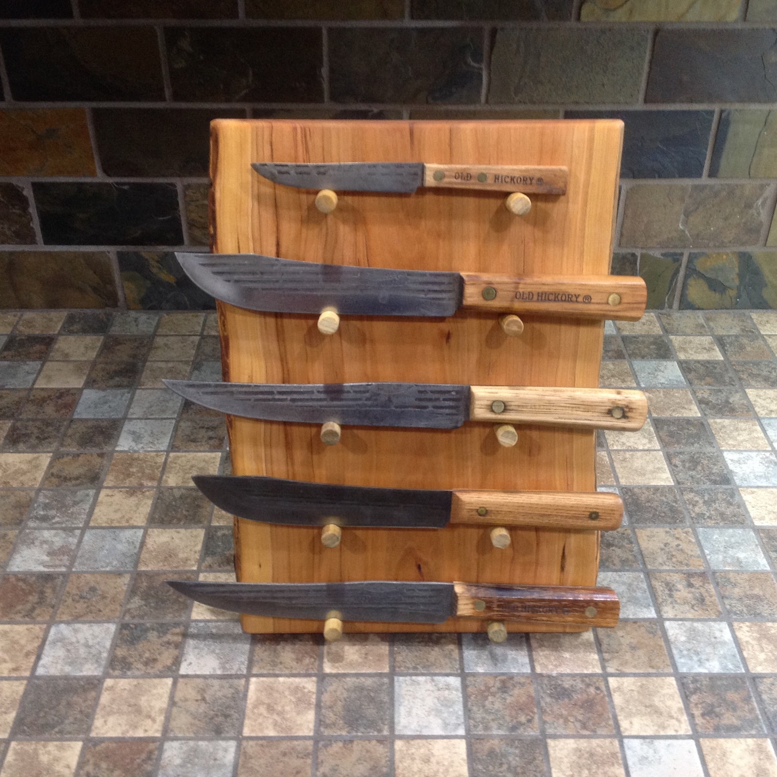 Knife Display Rustic,knife Display,knife Display Handmade,unique Knife ...