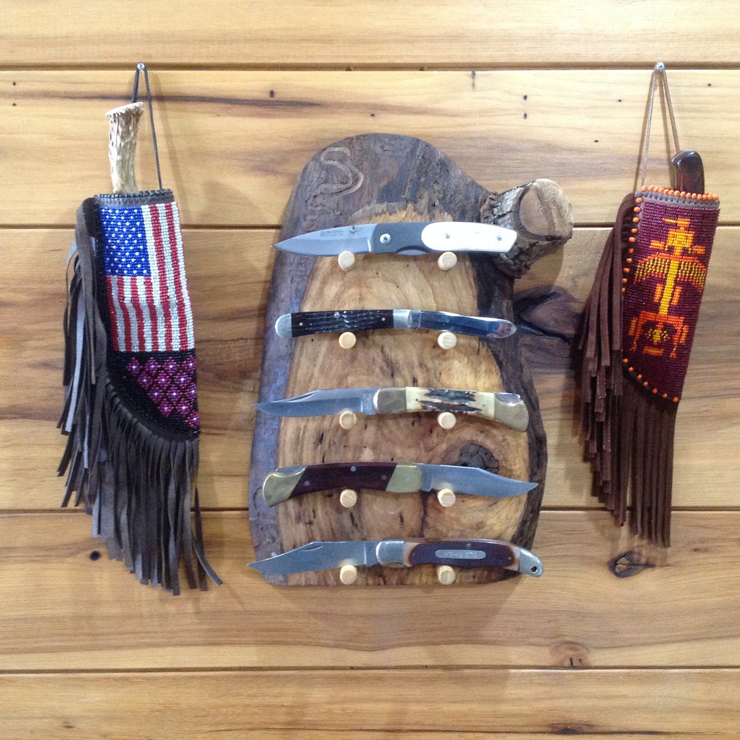 Knife Display Rustic,knife Display,knife Display Handmade,unique Knife ...