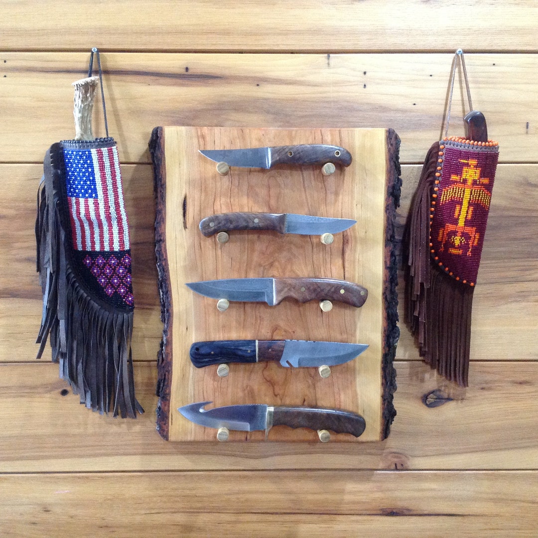 Knife Display Rustic,knife Display,knife Display Handmade,unique Knife ...