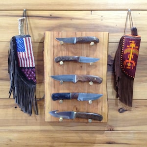 Knife Display Rustic,knife Display,knife Display Handmade,unique Knife ...
