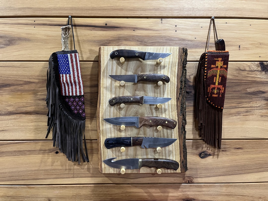 Knife Display Rustic Large Knife Displayknife Display - Etsy