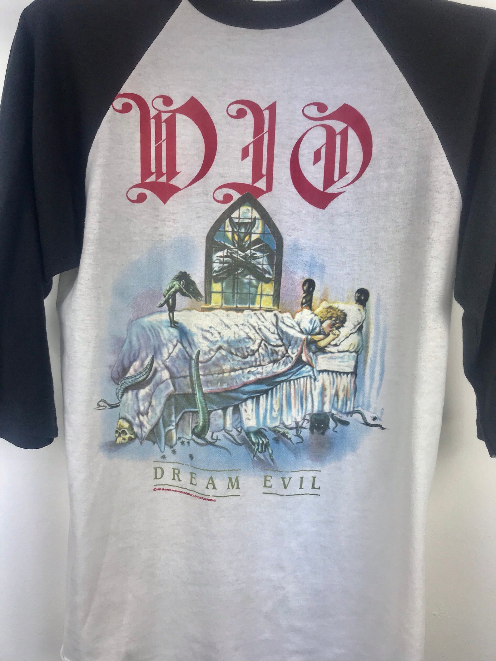 Mega Rare !!! Vintage DIO DREAM EVIL 1987 Baseball Tshirt - Etsy