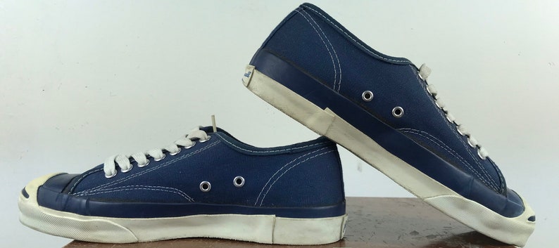Vintage 70s CONVERSE JACK PURCELL Blue Navy - Etsy
