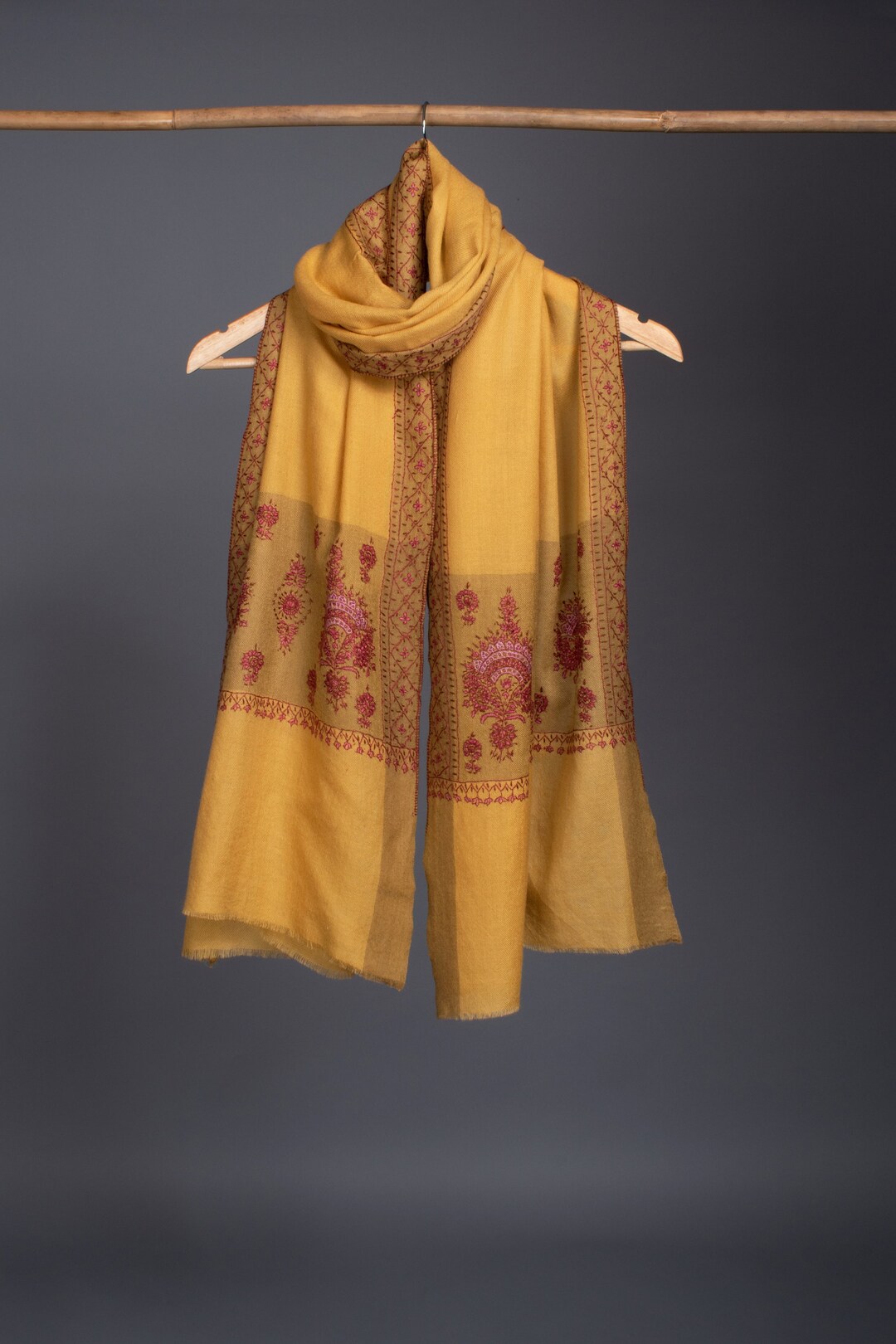 Silk Wool Shawls, Kashmiri Embroidery, Hand Embroidery, Merino Scarves ...