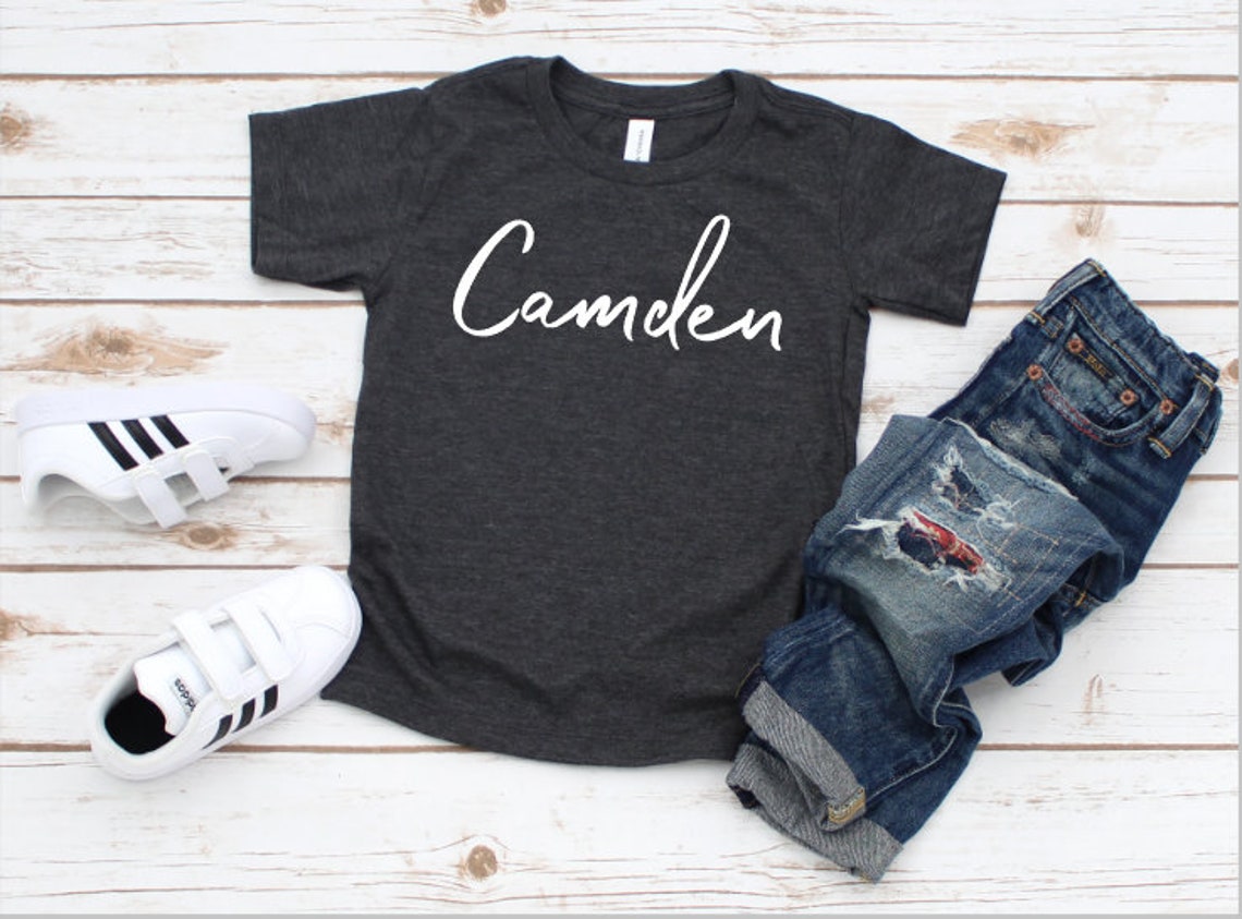 Custom Name Tee Custom Name T-shirt Personalized Name - Etsy