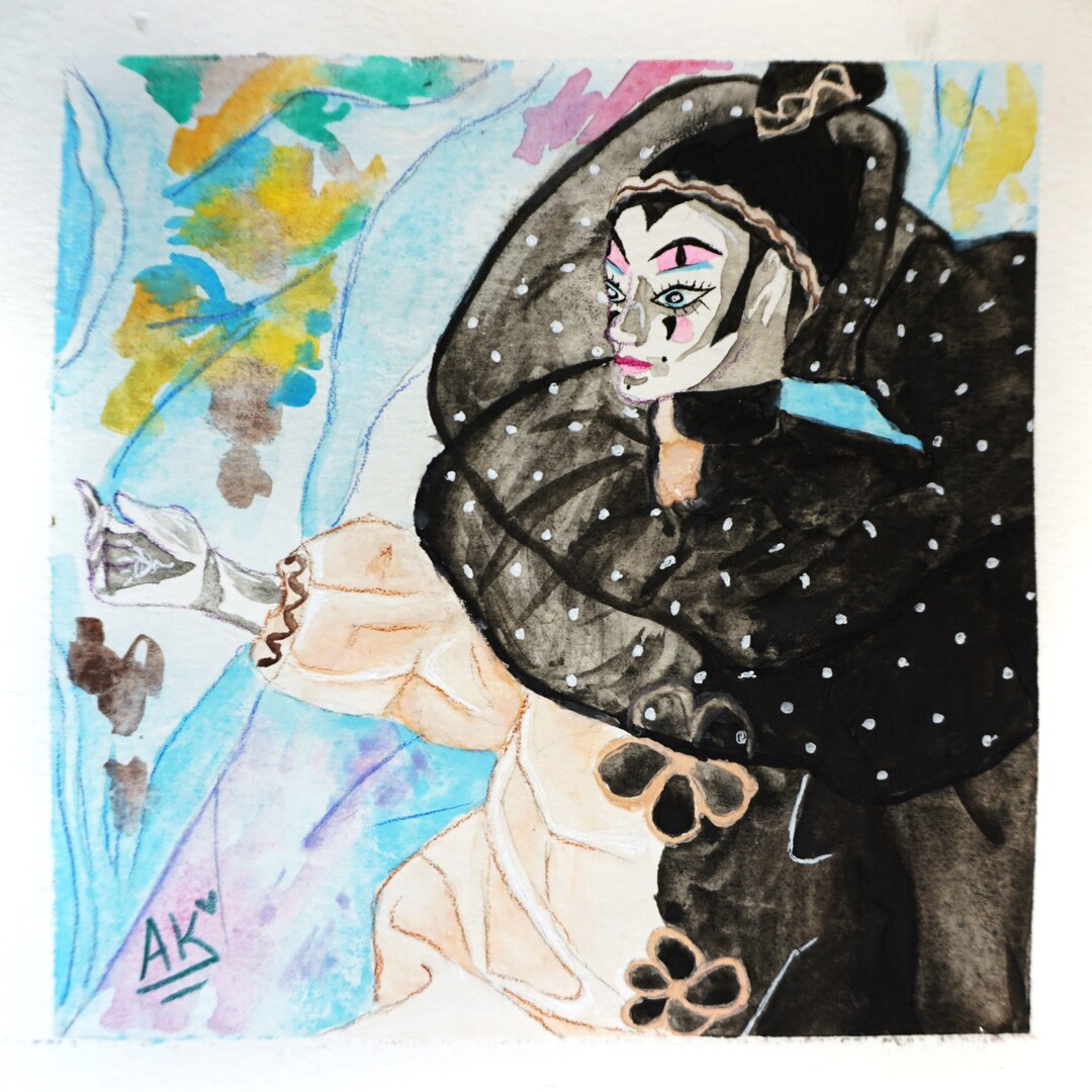 Oh, Great Mystery Pierrot Print - Etsy