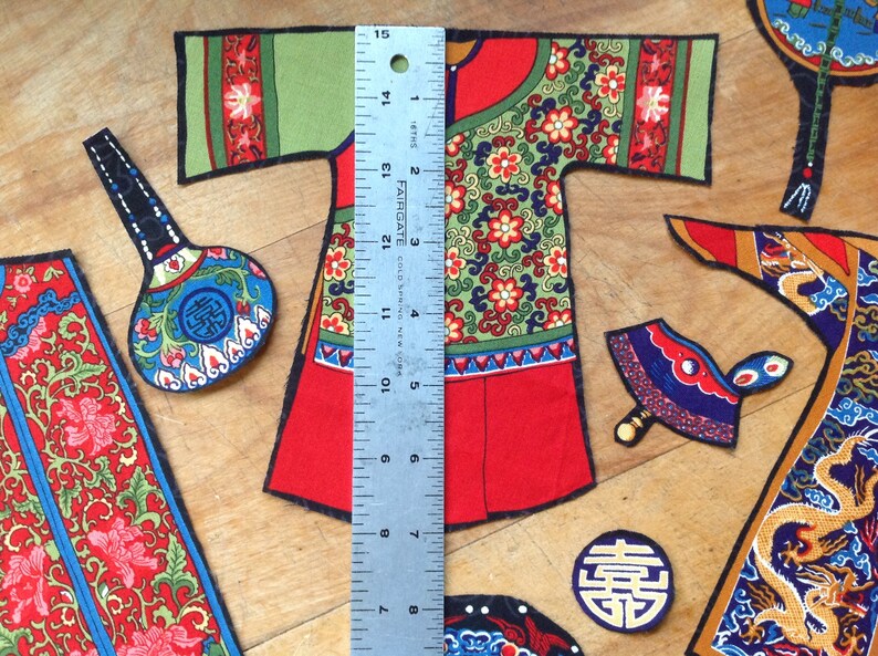 11 Piece Chinese Ching Dynasty Wedding Costume Iron-on Cotton - Etsy