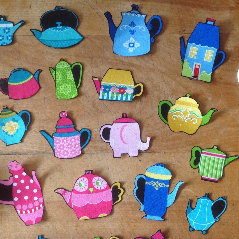 Teapot Applique - Etsy