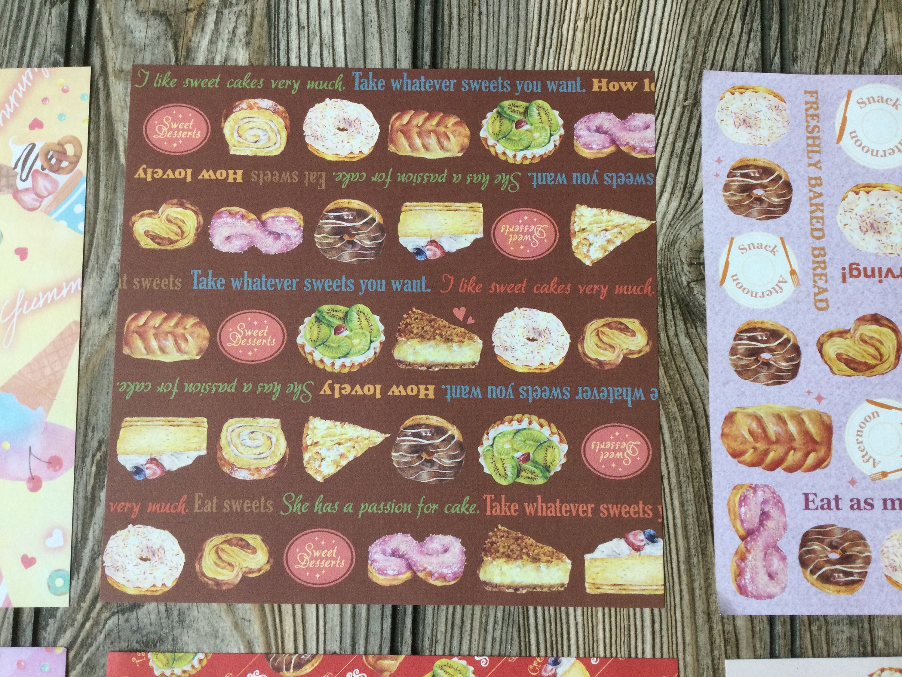 Japanese Origami Paper 8 Patterns Desserts Sweets Candy - Etsy