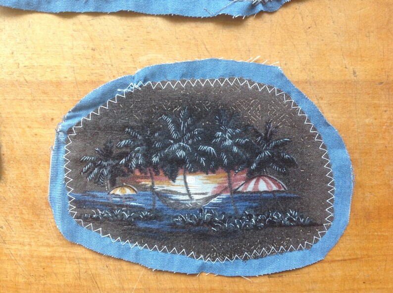 4 Hawaiian Island Beach Vacation Theme Patches for Sew-on - Etsy