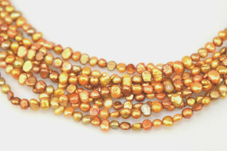 Silpada 925 Sterling Silver Copper Freshwater Pearl Multi-strand Necklace N1366 - Etsy