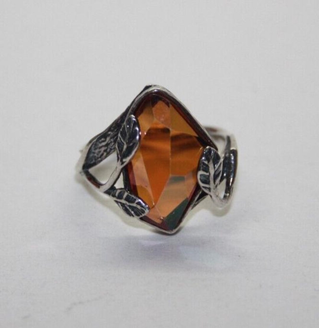 Silpada Sterling Silver Swarovski Crystal Ring - Size 7 - Etsy