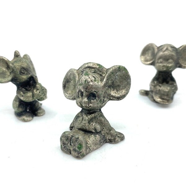 Pewter Mouse - Etsy