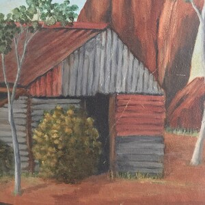Australian Outback Scene Vintage Painting by Cook Original - Etsy