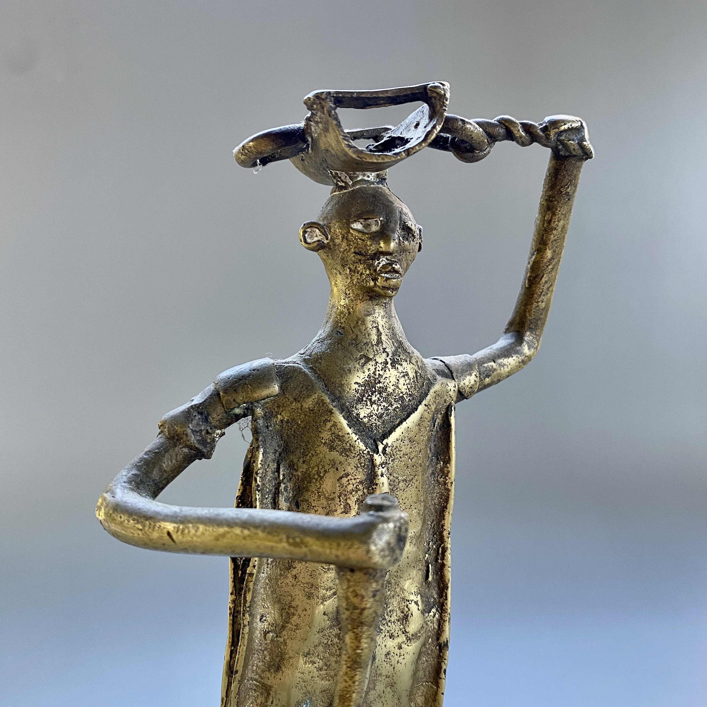 Authentic African FON TRIBE One of A Kind Lost Wax Bronze - Etsy