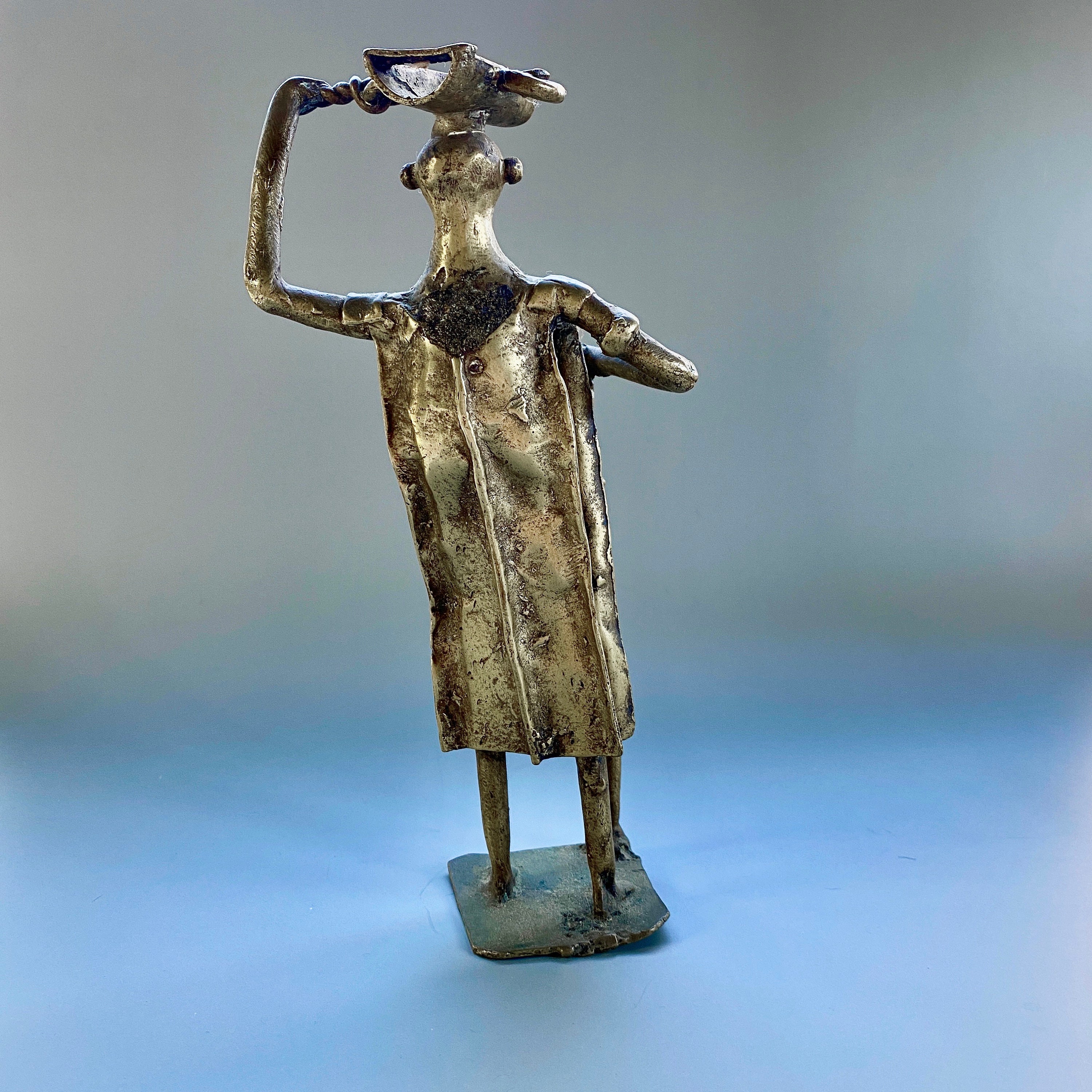 Authentic African FON TRIBE One of A Kind Lost Wax Bronze - Etsy