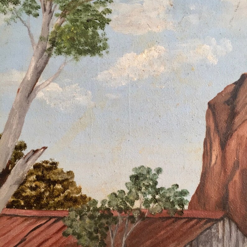Australian Outback Scene Vintage Painting by Cook Original - Etsy Australia
