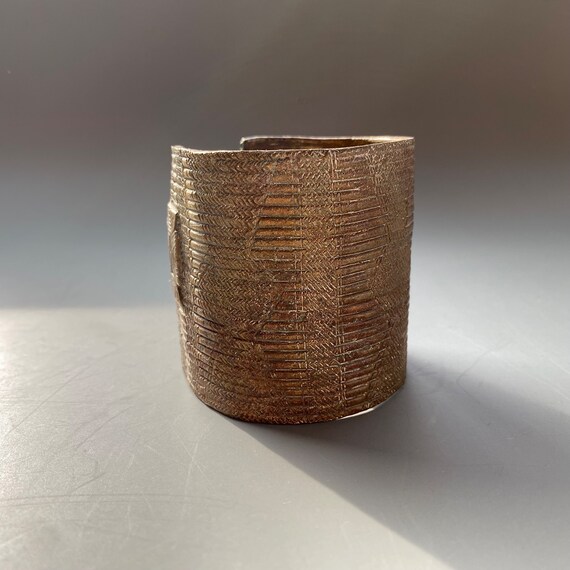 Dogon Bronze Arm Cuff - African Arm Ornament - Mali o… - Gem