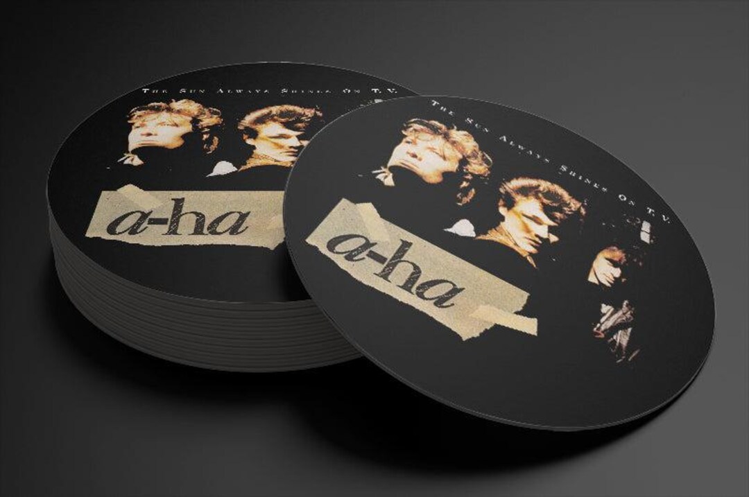 A-ha the Sun Always Shines on T.V. Coaster - Etsy