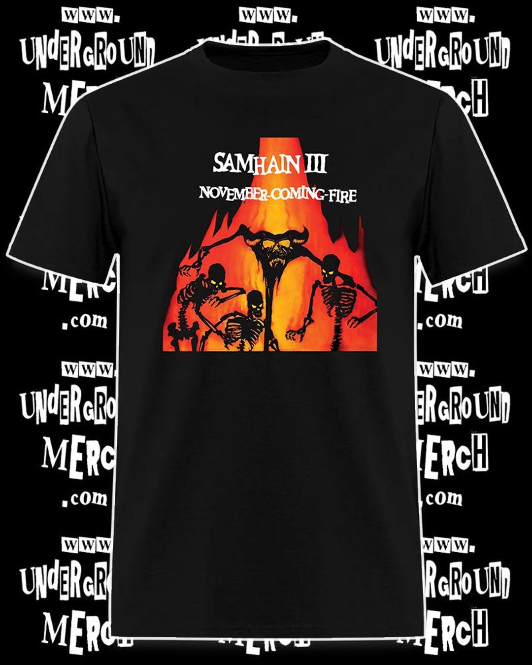 Samhain November Coming Fire Shirt Misfits Danzig Doyle Jerry Only ...