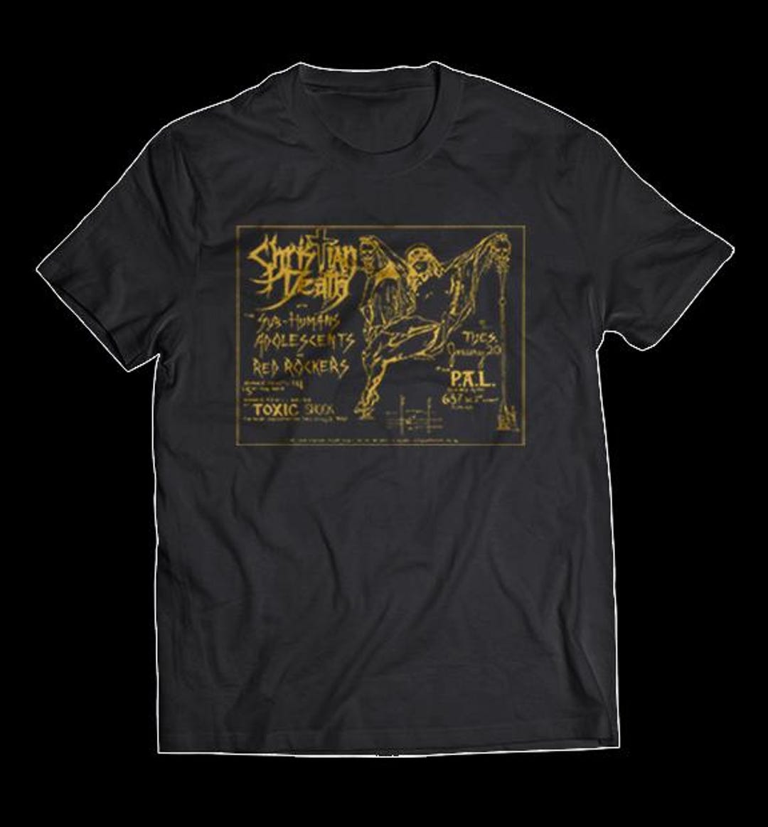 Christian Death Subhumans Flyer Shirt - Etsy