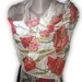 RED MAGIC Hand-painted Silk Scarf, Woman Silk Scarf, Pure Silk Shawl ...