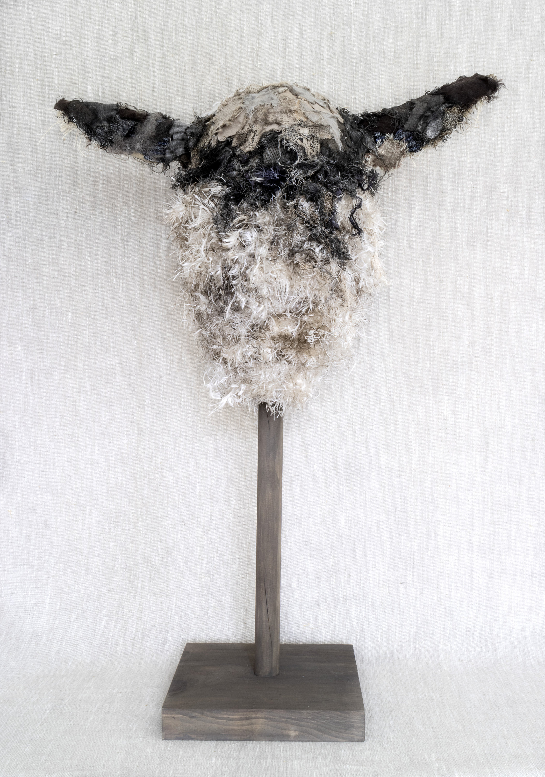 Walter - Textile Sheep Animal Sculpture, Vintage Textiles, Fibre Art - Etsy