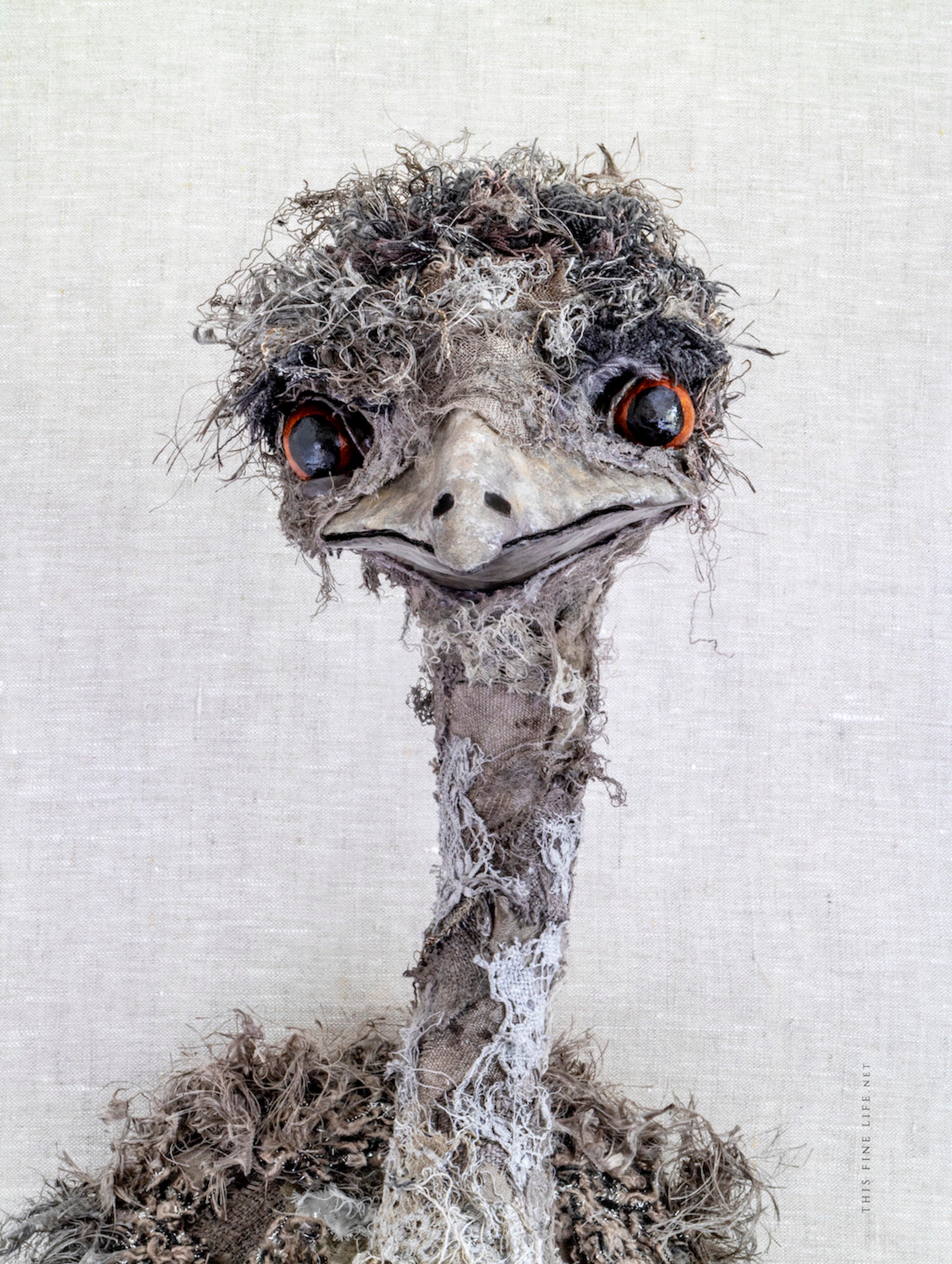 Hilda the Emu Tea Towel - Etsy