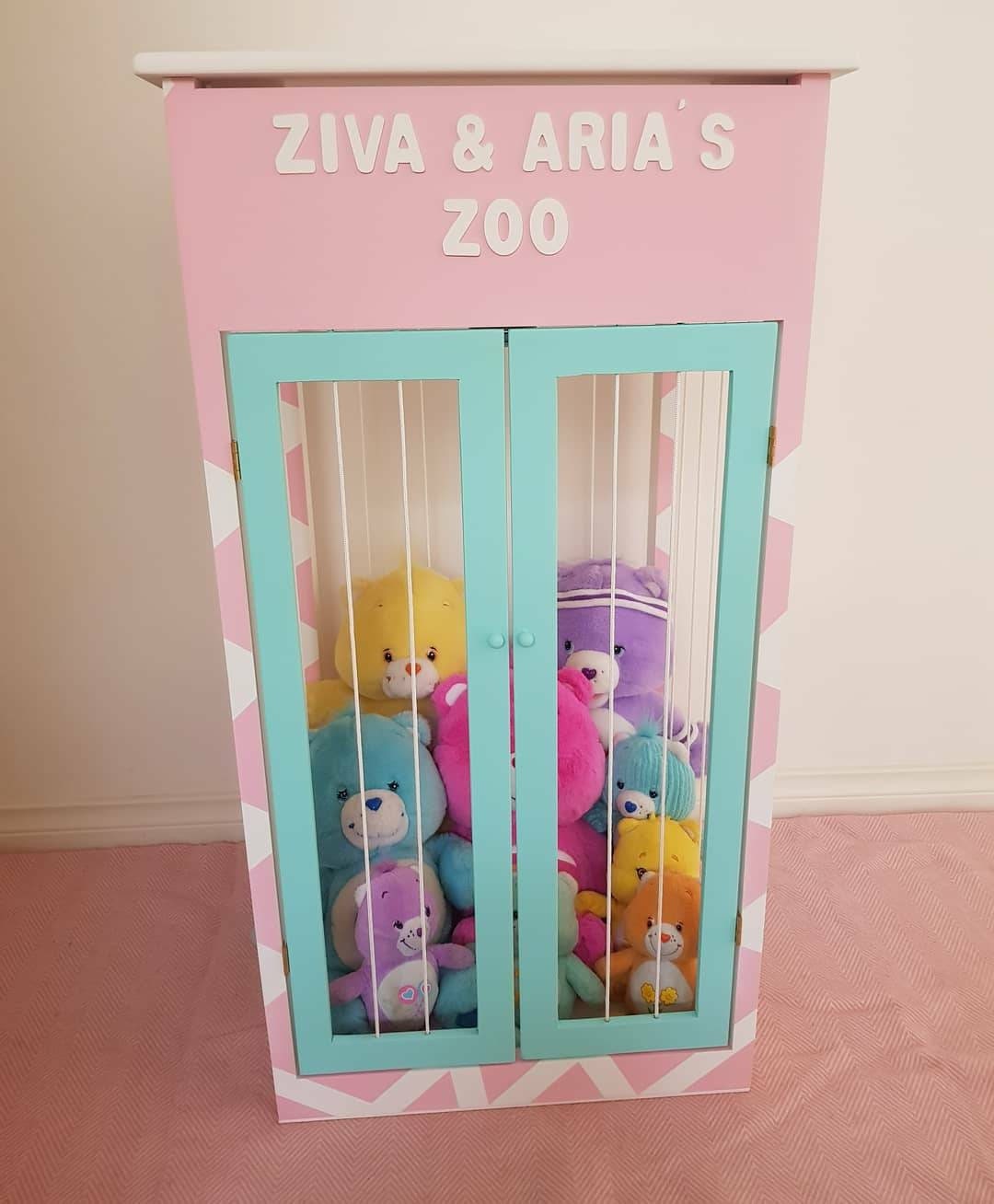 Stuffed Animal Zoo, Toy Storage, Zoo Animal Cage, Timber Toy Storage ...