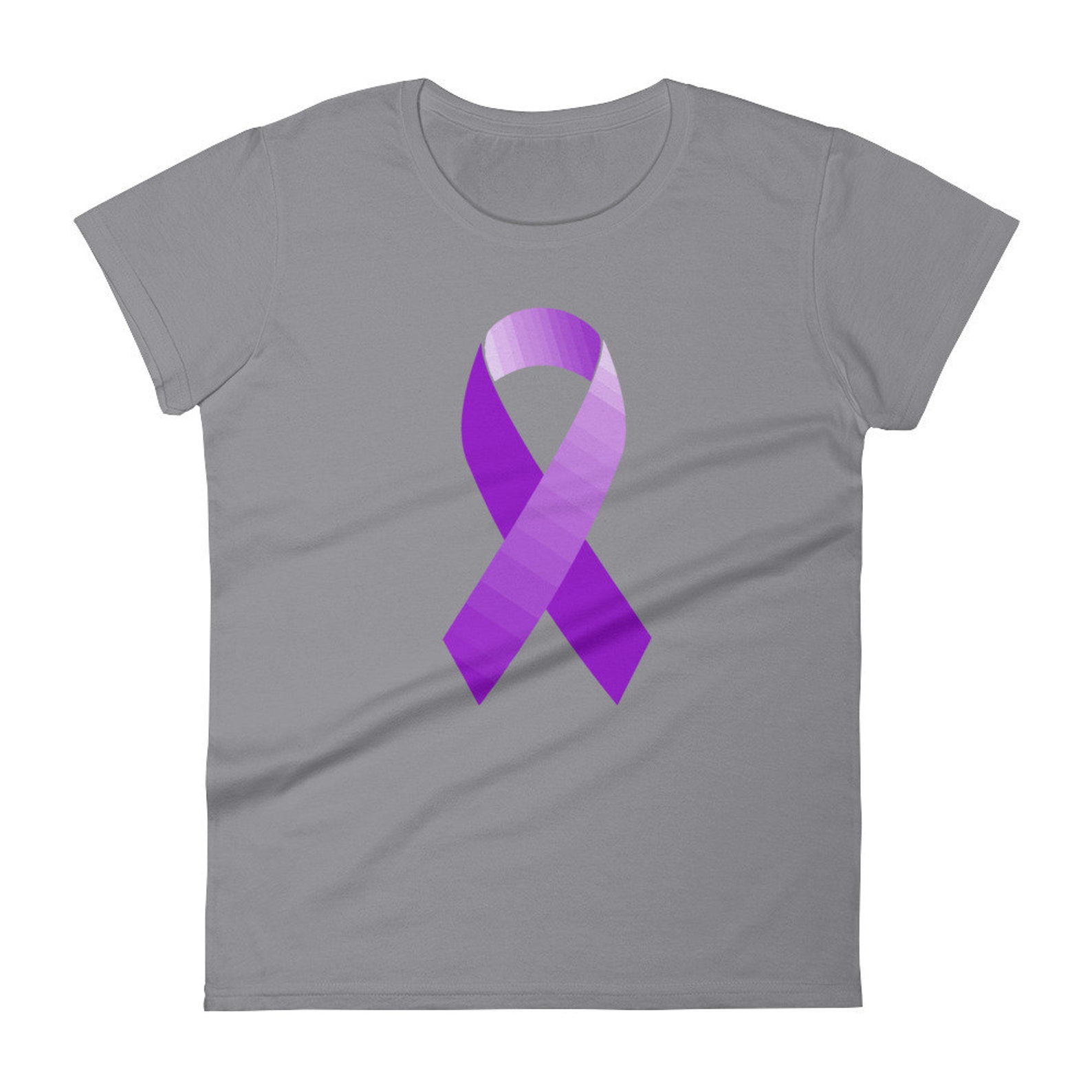 Purple Ribbon Cancer Awareness - Etsy