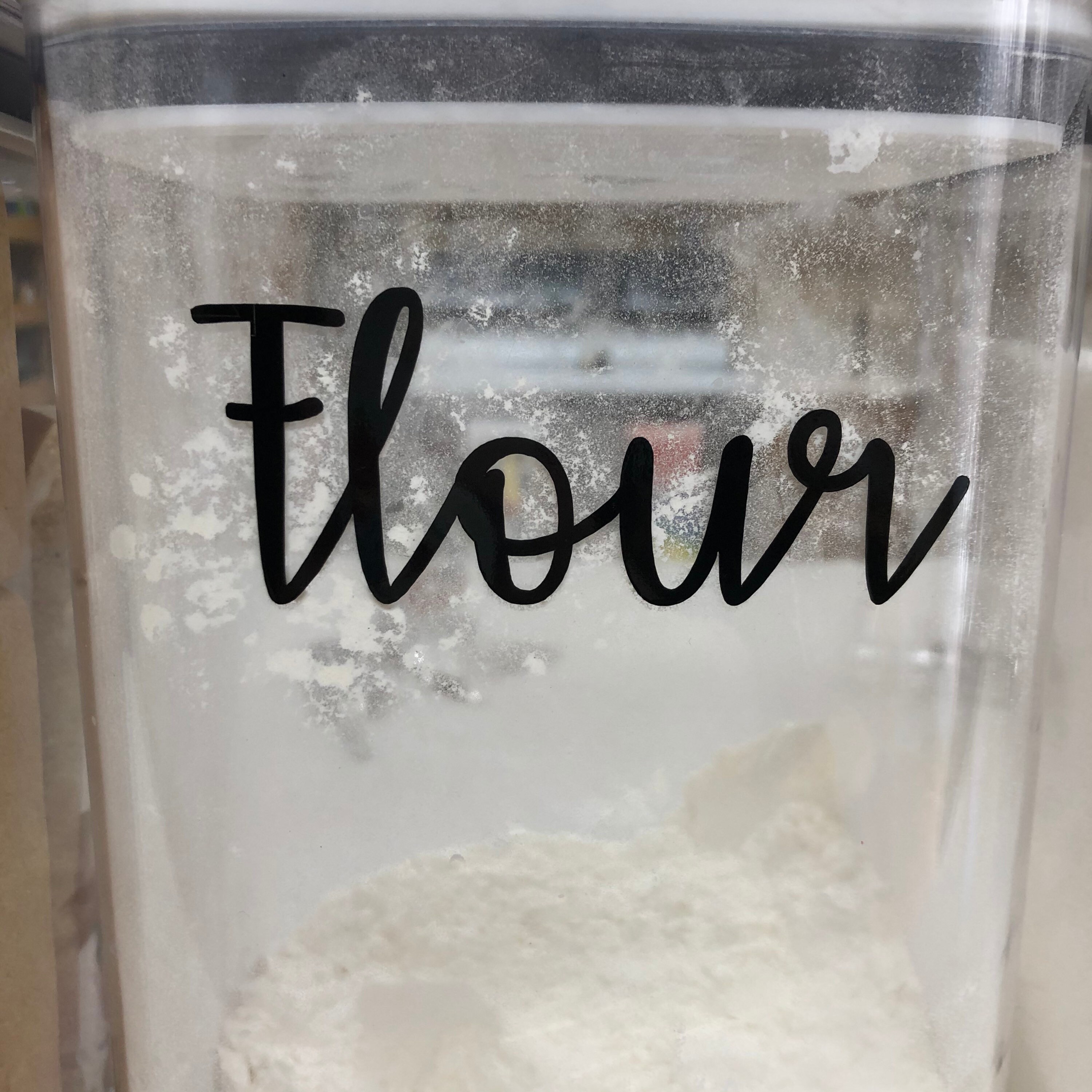 Sugar Label Canister Labels Custom Kitchen Pantry | Etsy