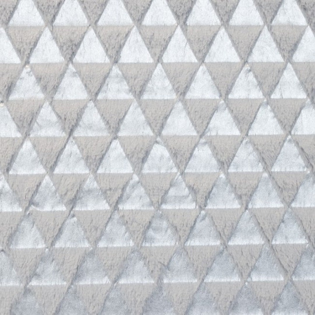 Fur Fabric Triangles Silver Grey 1.70 M Width - Etsy