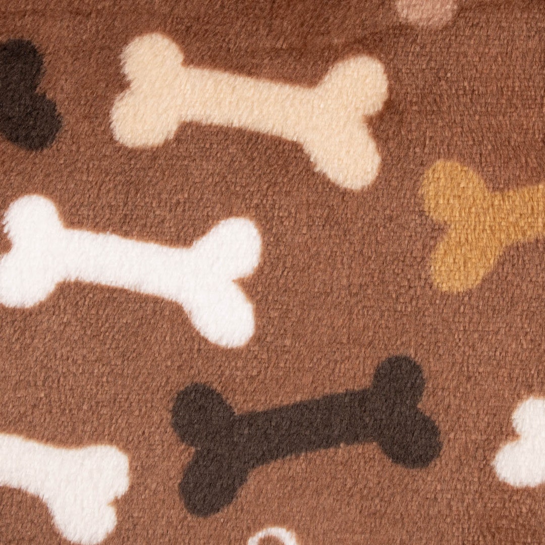 Wellness Fleece Knochen Braun Weiß Beige 1,5m Breite - Etsy