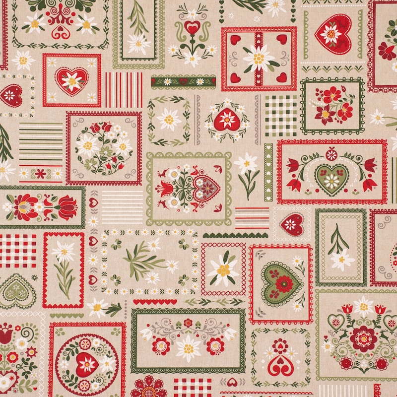 Edelweiss Fabric - Etsy