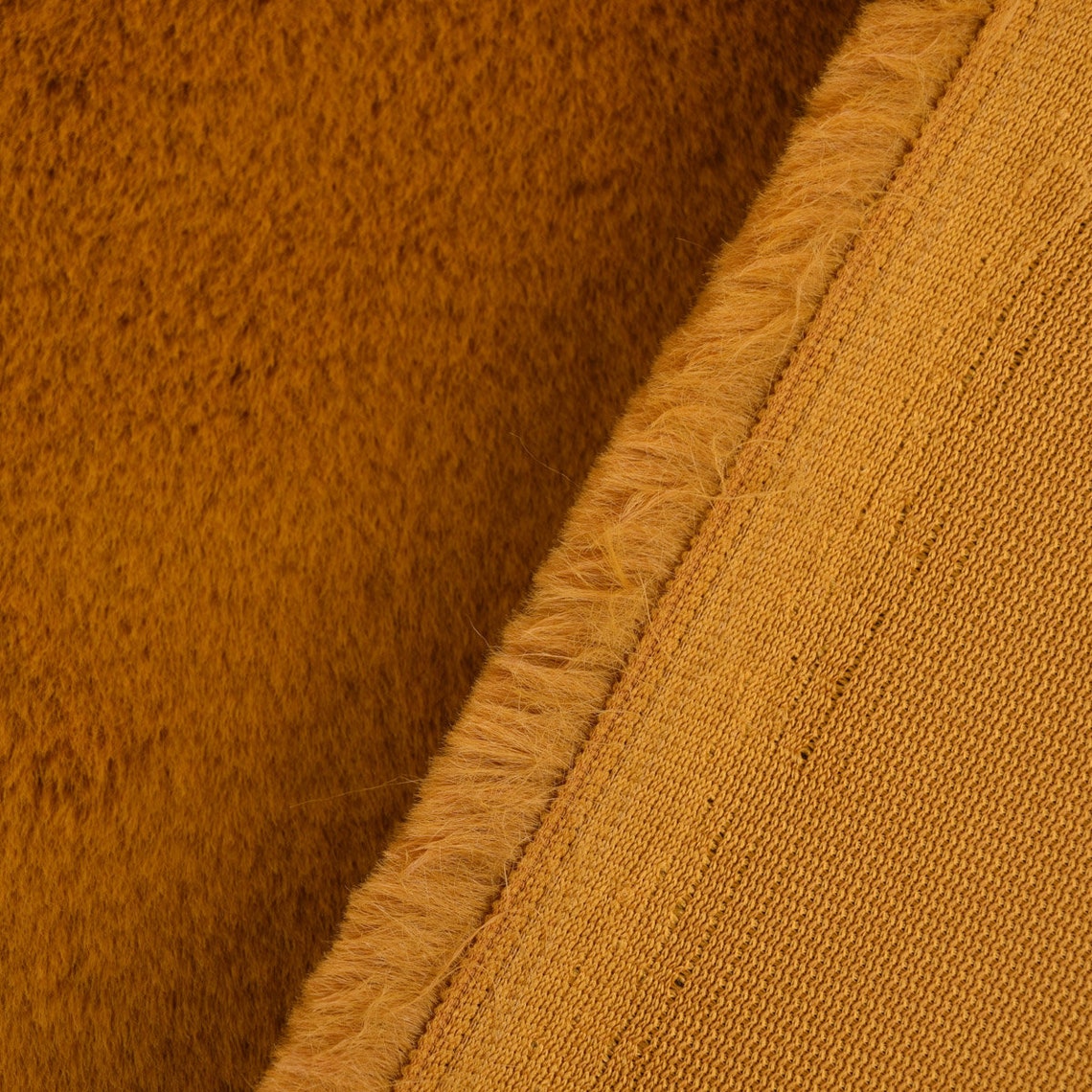 Imitación de piel tejida piel sintética ocre 15 m de ancho | Etsy