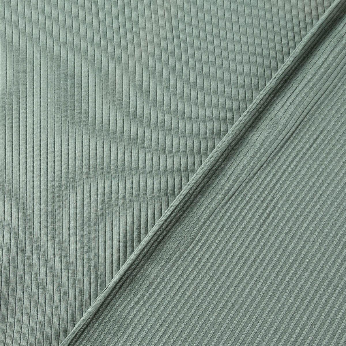 Interlock Jersey Mandy Ribbed Solid Color Old Green 1.40 M Width - Etsy
