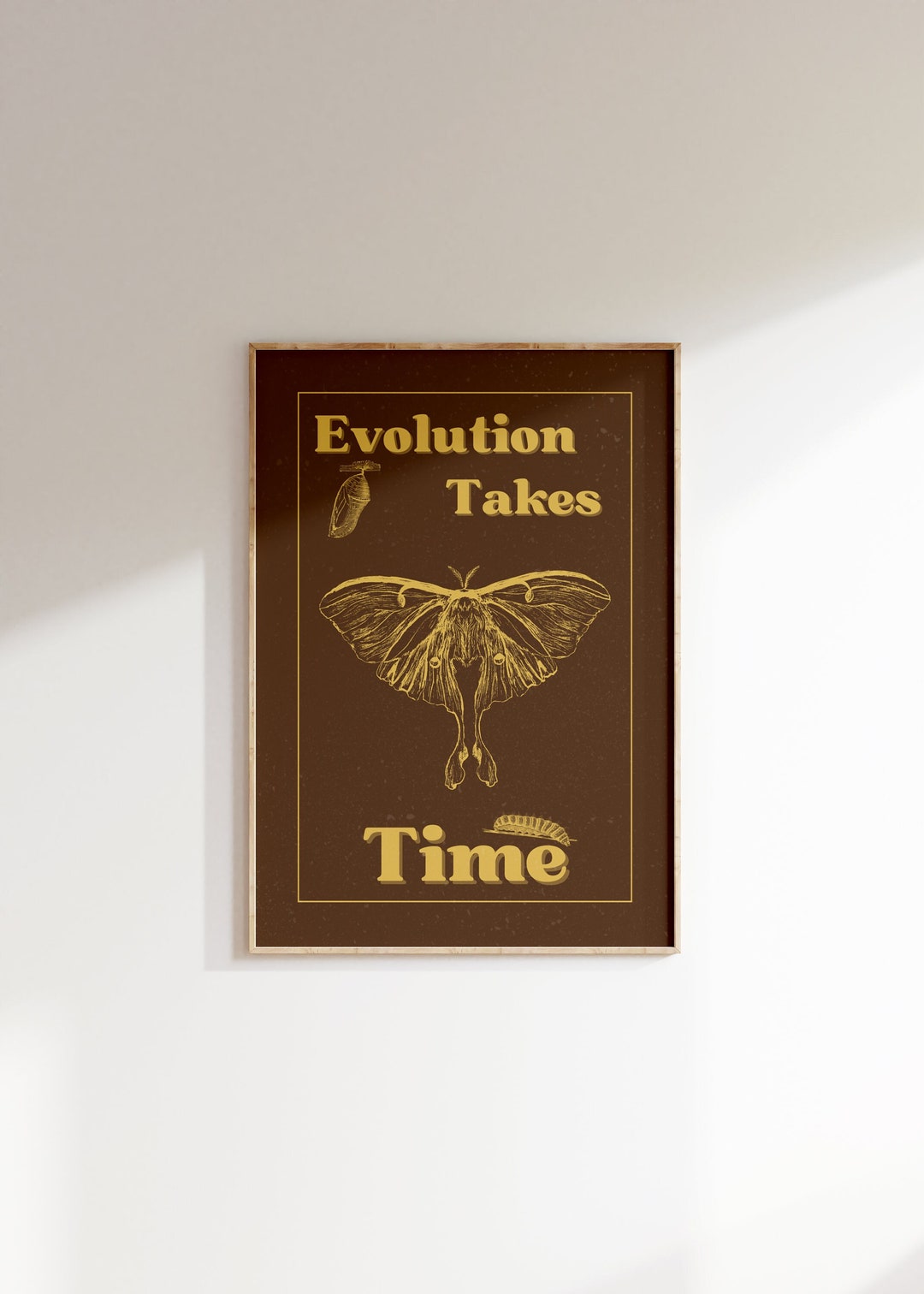 Vintage Style Poster, Retro Bug Art Print, Inspirational Funky Wall ...