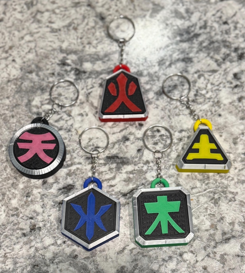 Power Rangers Samurai Folding Zord Keychains - Etsy