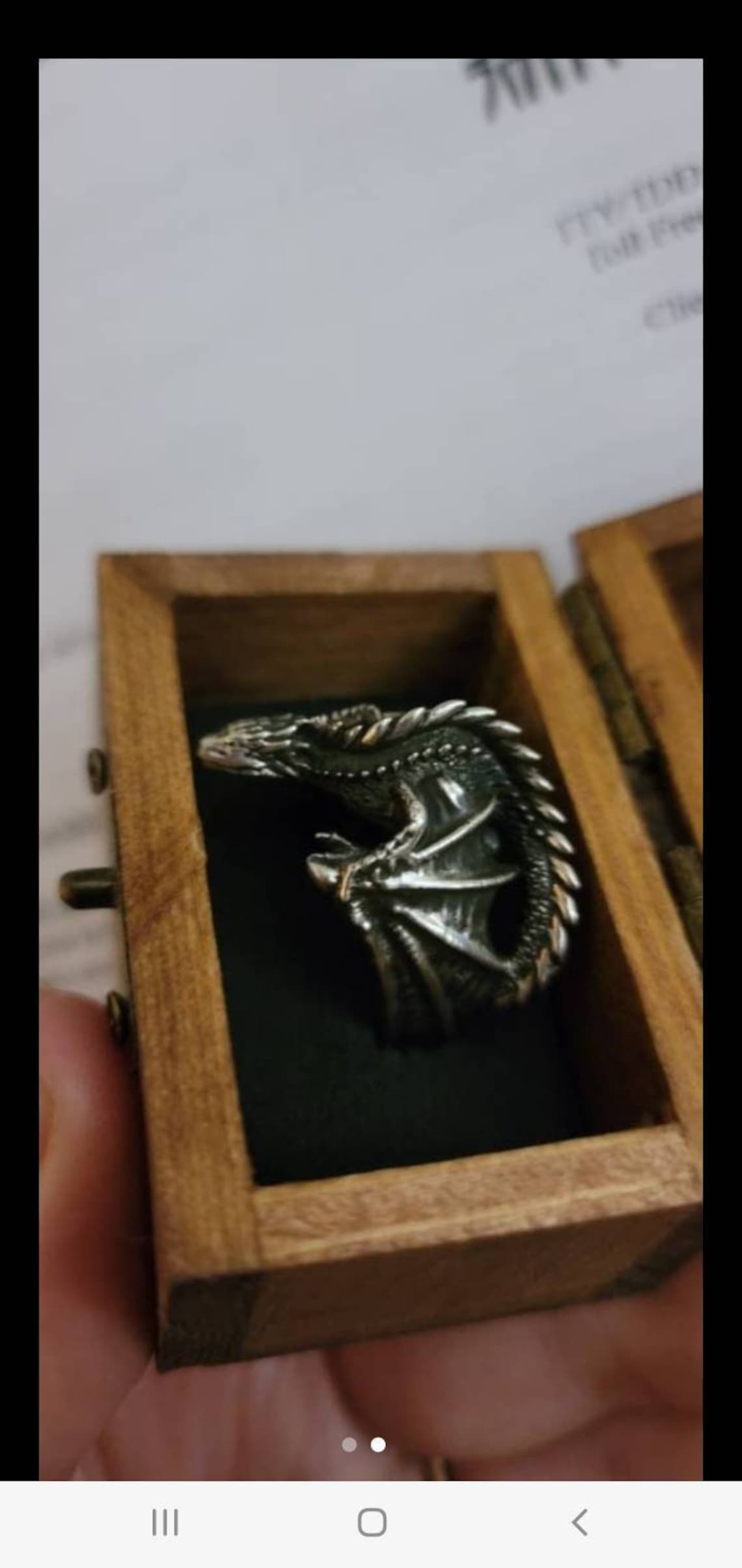 Mother of Dragons Ring Flying Dragon How to Train Your - Etsy Canada