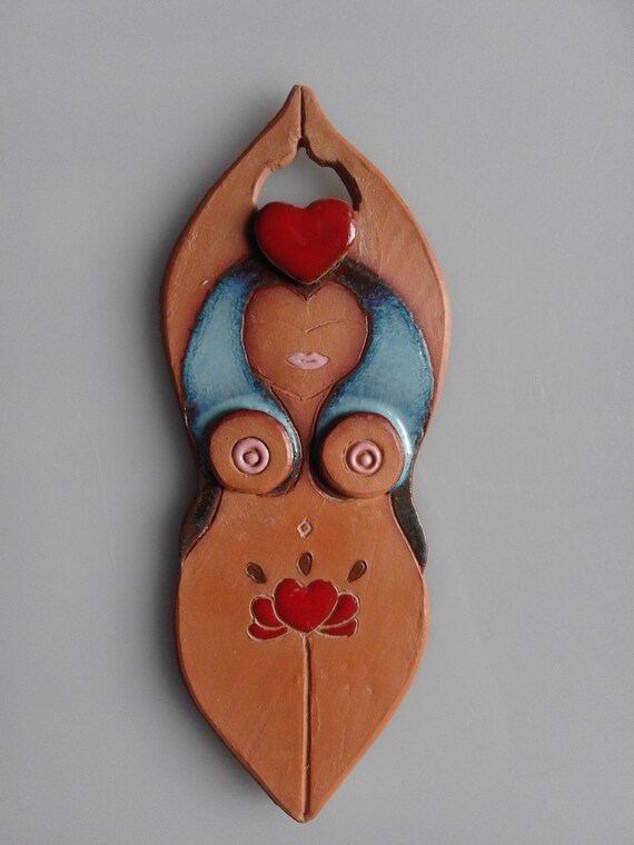 Clay Witch Woman Statue Female Goddess Sacred Woman Mother - Etsy