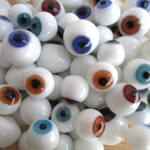 Glass Eye Ball, Doll Eye Miniatures, Vintage Doll Parts, Glass Anatomy ...