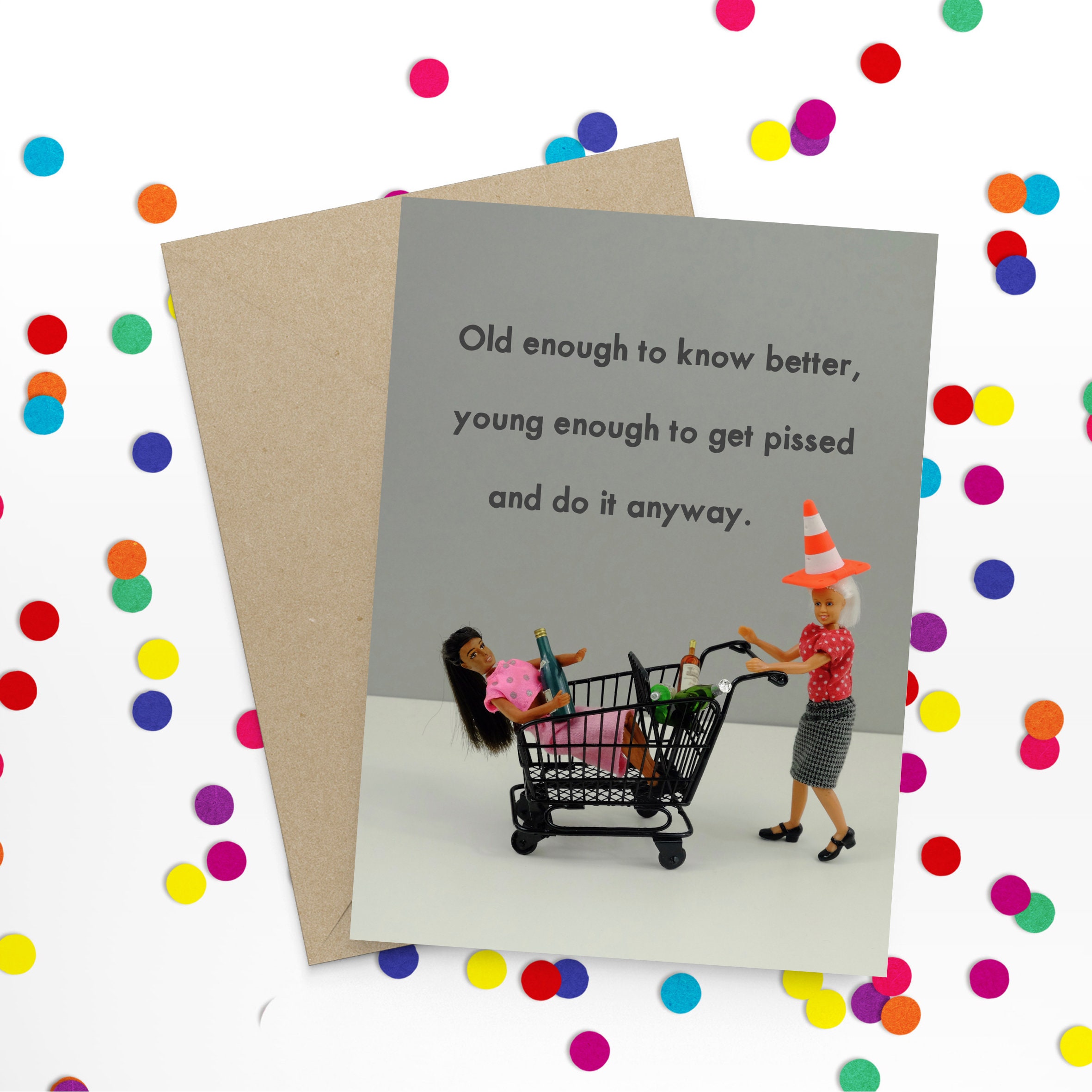 Old Enough to Know Better Birthday Card - Etsy