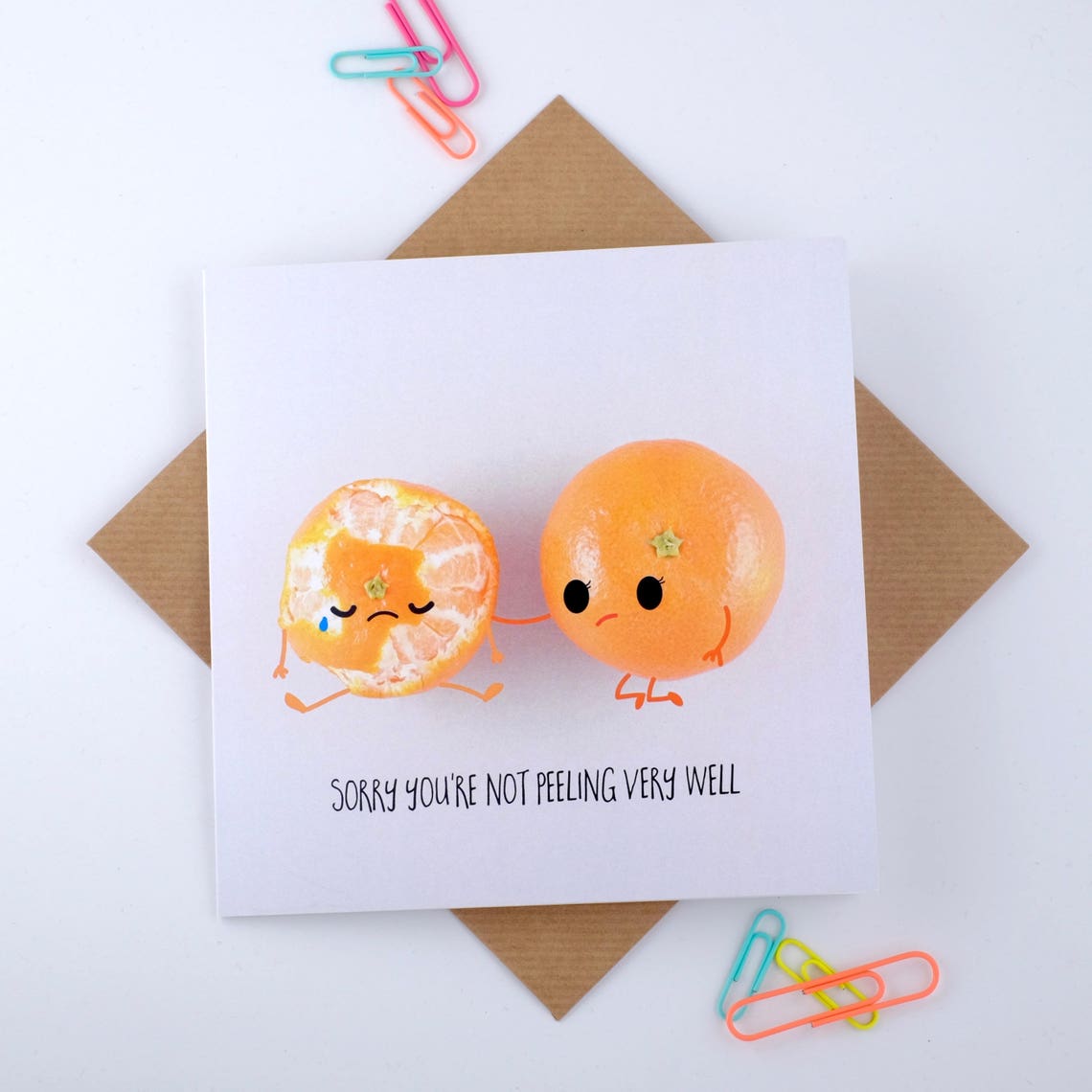 Sorry Youre Not Feeling Well Greeting Card Etsy