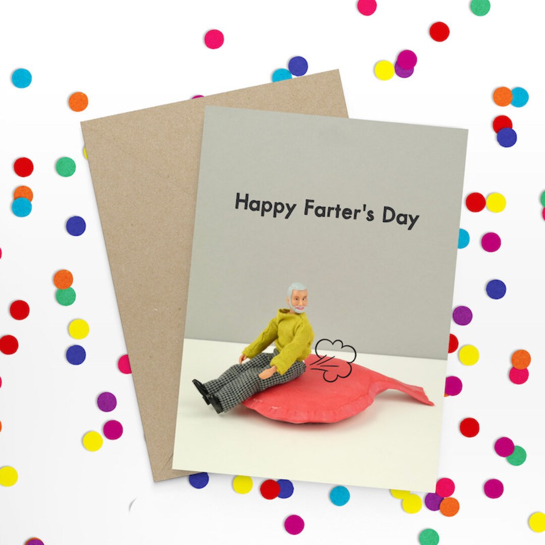 Fathers Day Card Happy Farter's Day - Etsy