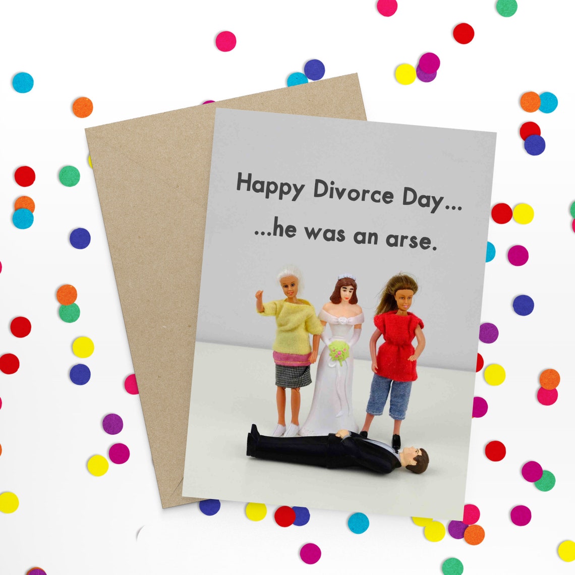 Congratulations Divorce Greeting Card - Etsy