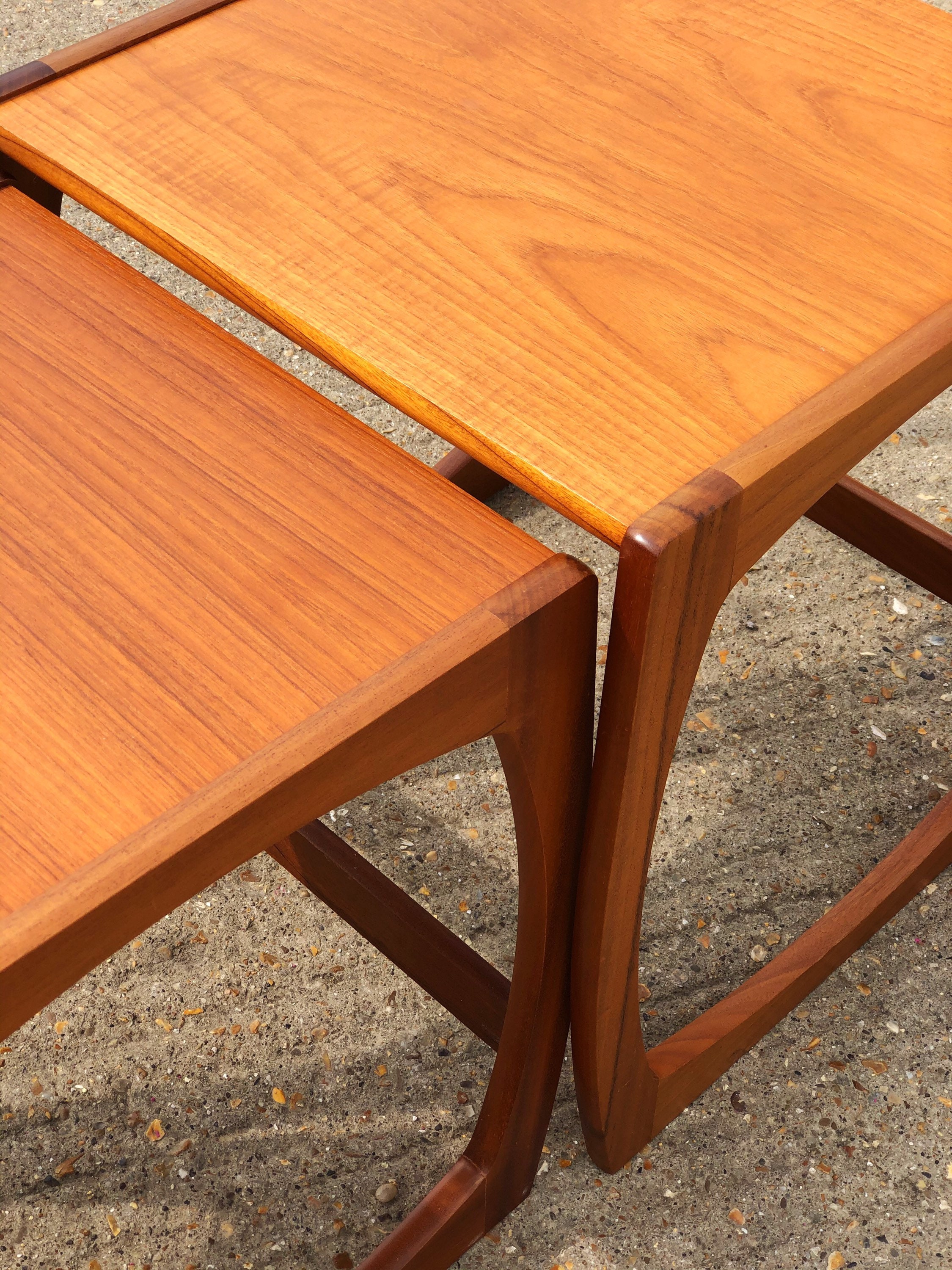 Teak MCM Nest of Tables G Plan Quadrille Style