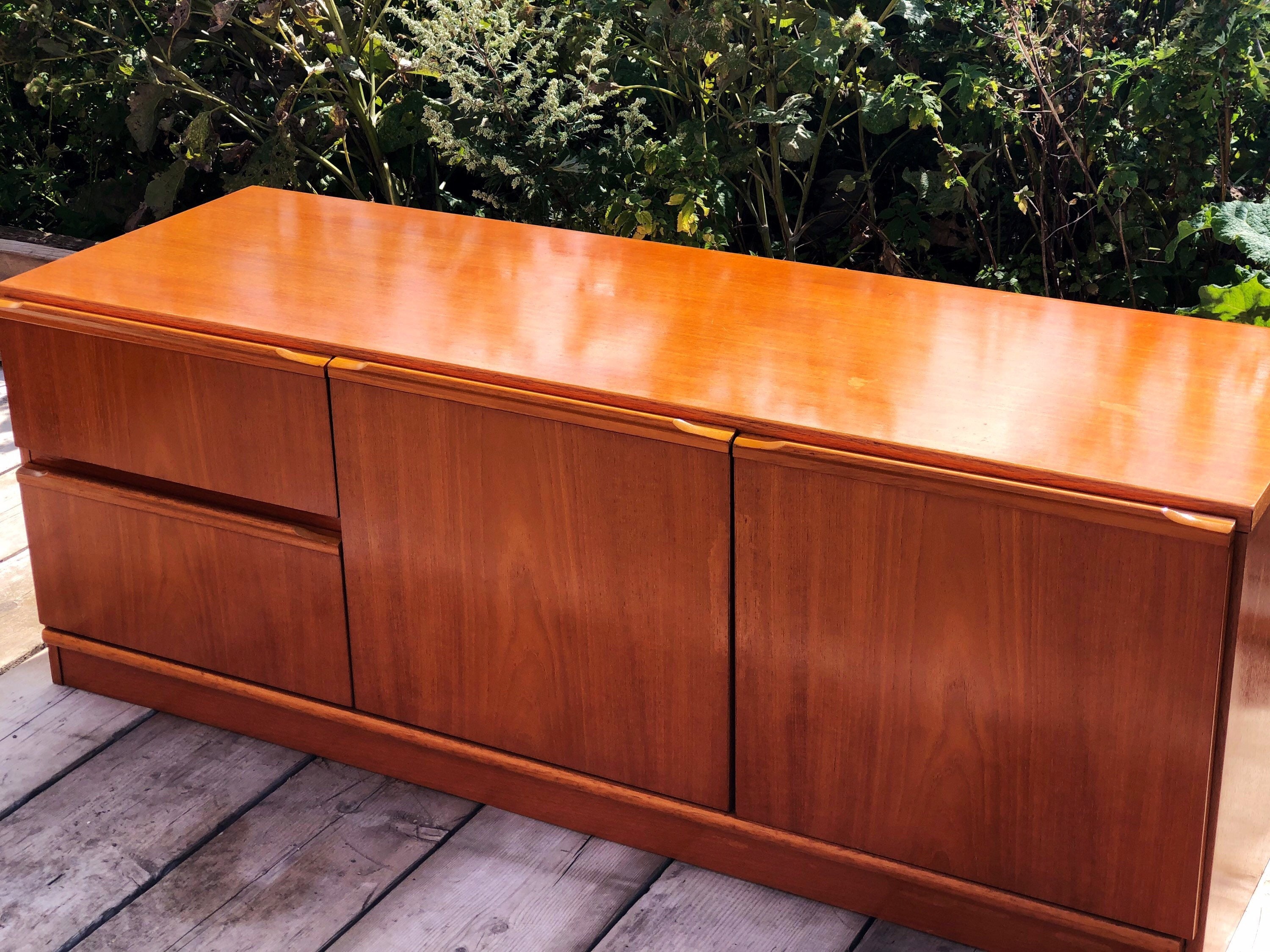 Morris of Glasgow MCM Teak Sideboard/TV Media Storage Unit